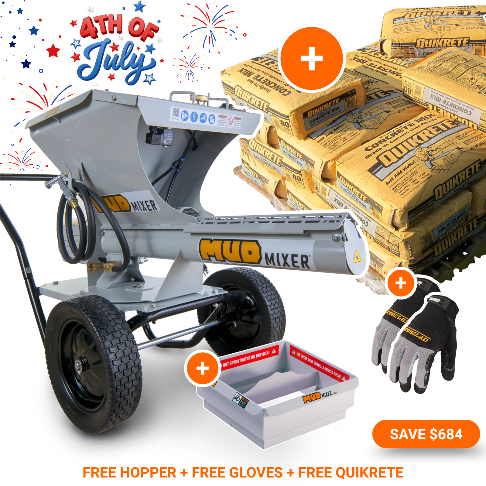MudMixer Evolution 3225 - Save $1,100 on Bundle – Concrete Tools Direct