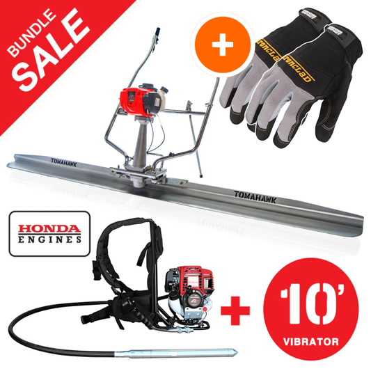 Tomahawk Power Screed W/ FREE IronClad Vibration Impact Gloves ...